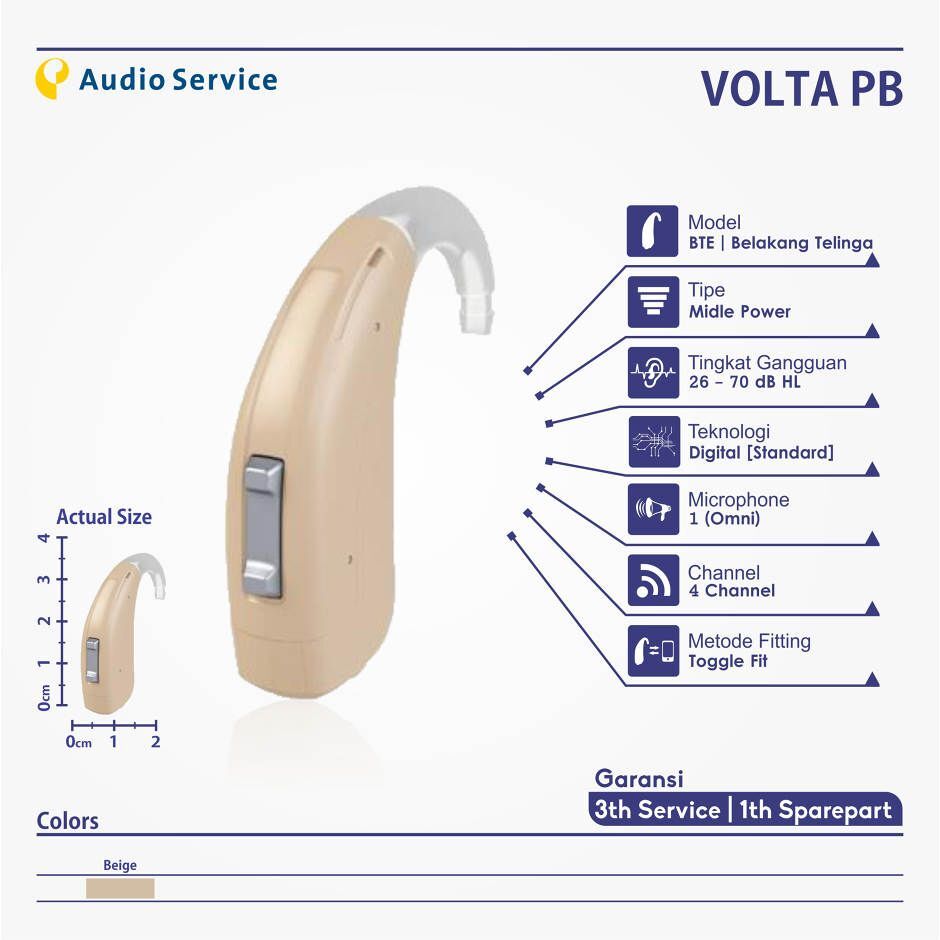 Volta Pb - ALAT BANTU DENGAR | Pusat Alat Bantu Pendengaran